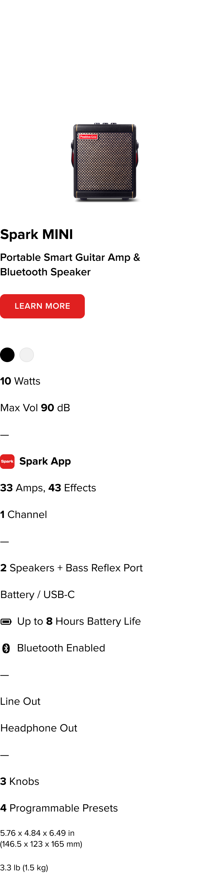 Spark Series – Japan - Positive Grid